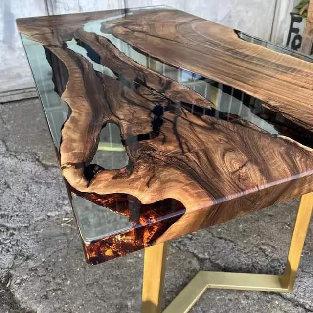 Resin timber dining table store